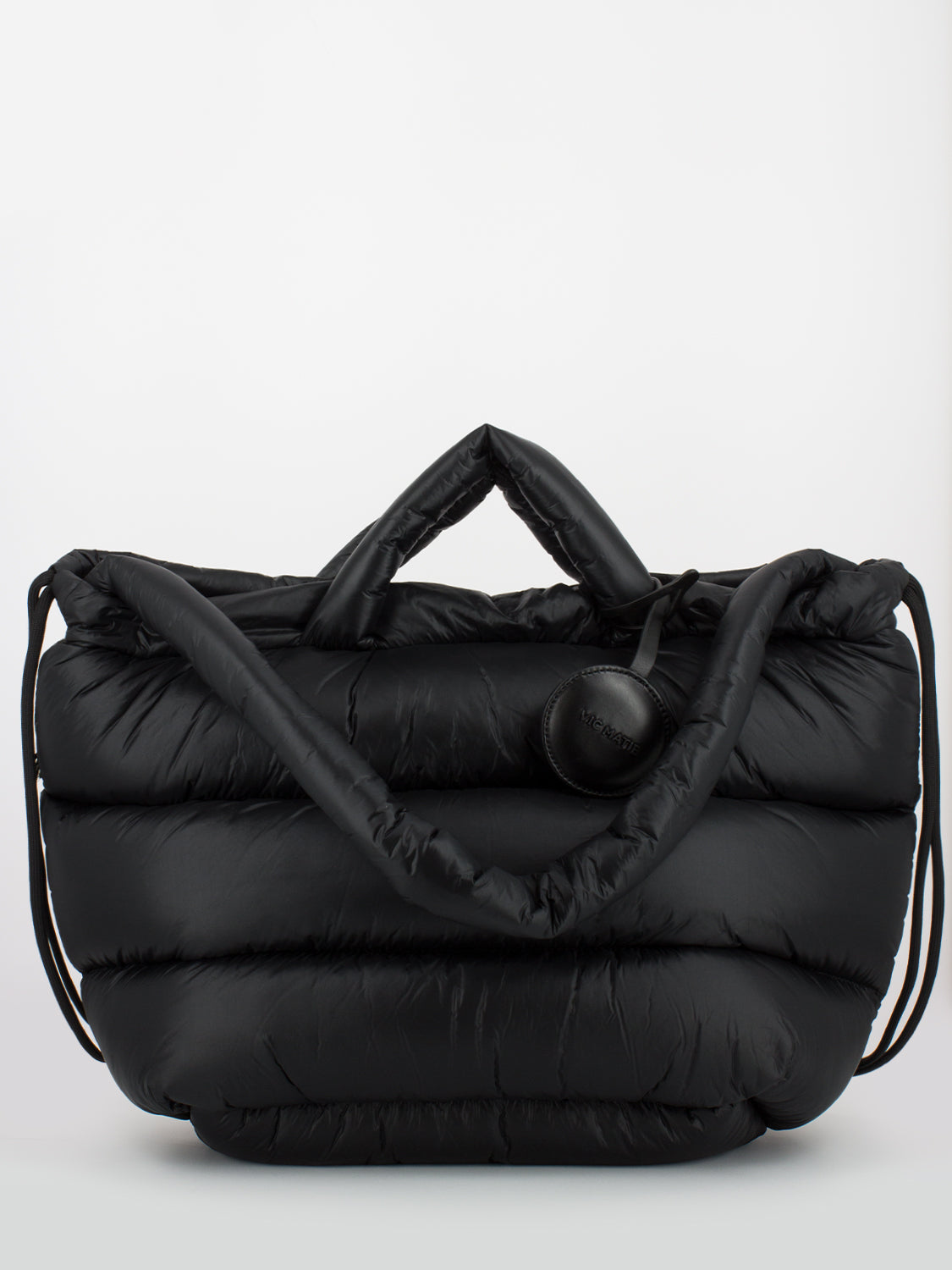 VIC MATIE' - Borsa zaino Blobby nylon nera | STIMM