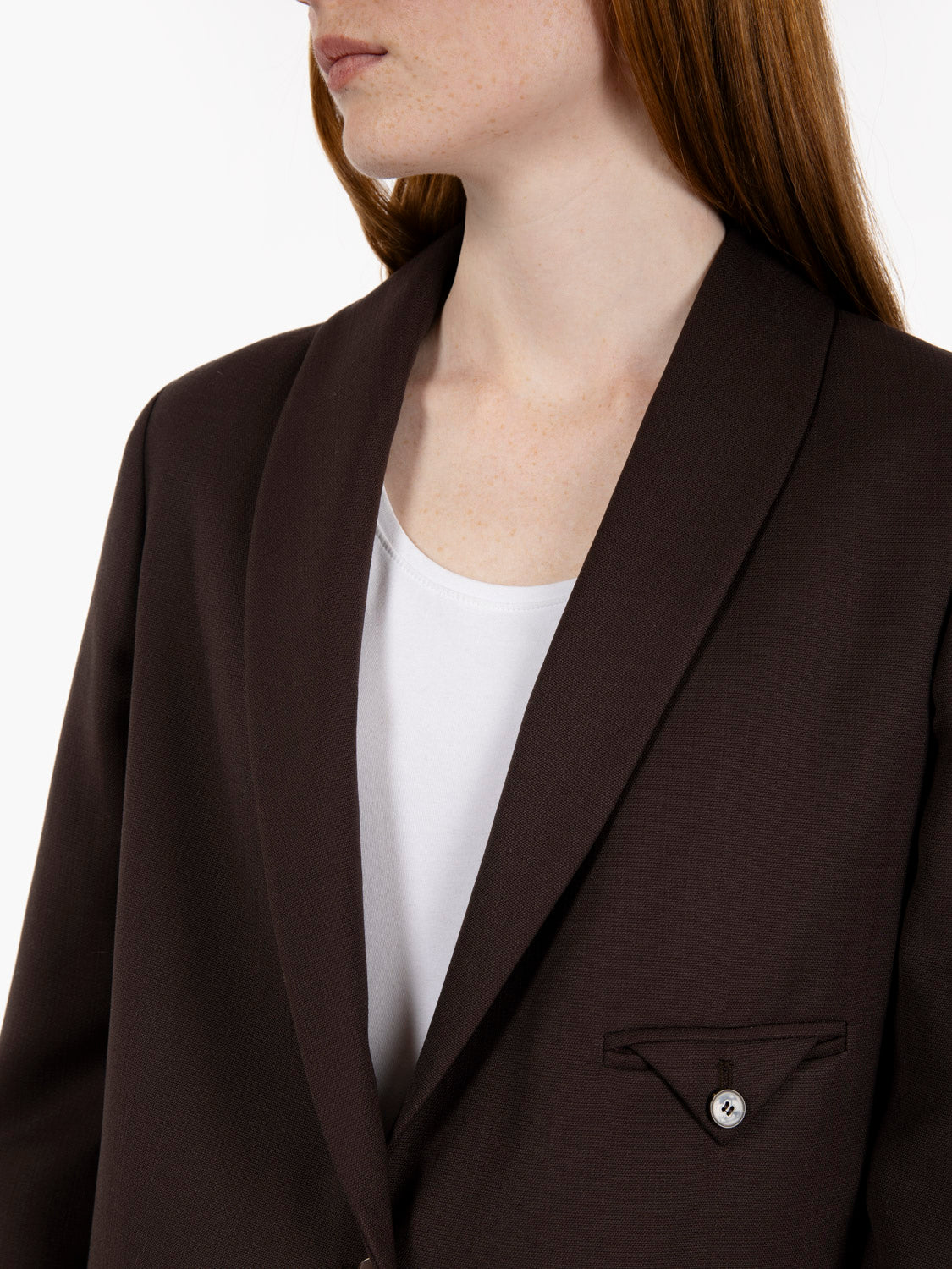 Alysi - Choco single-breasted blazer | STIMM