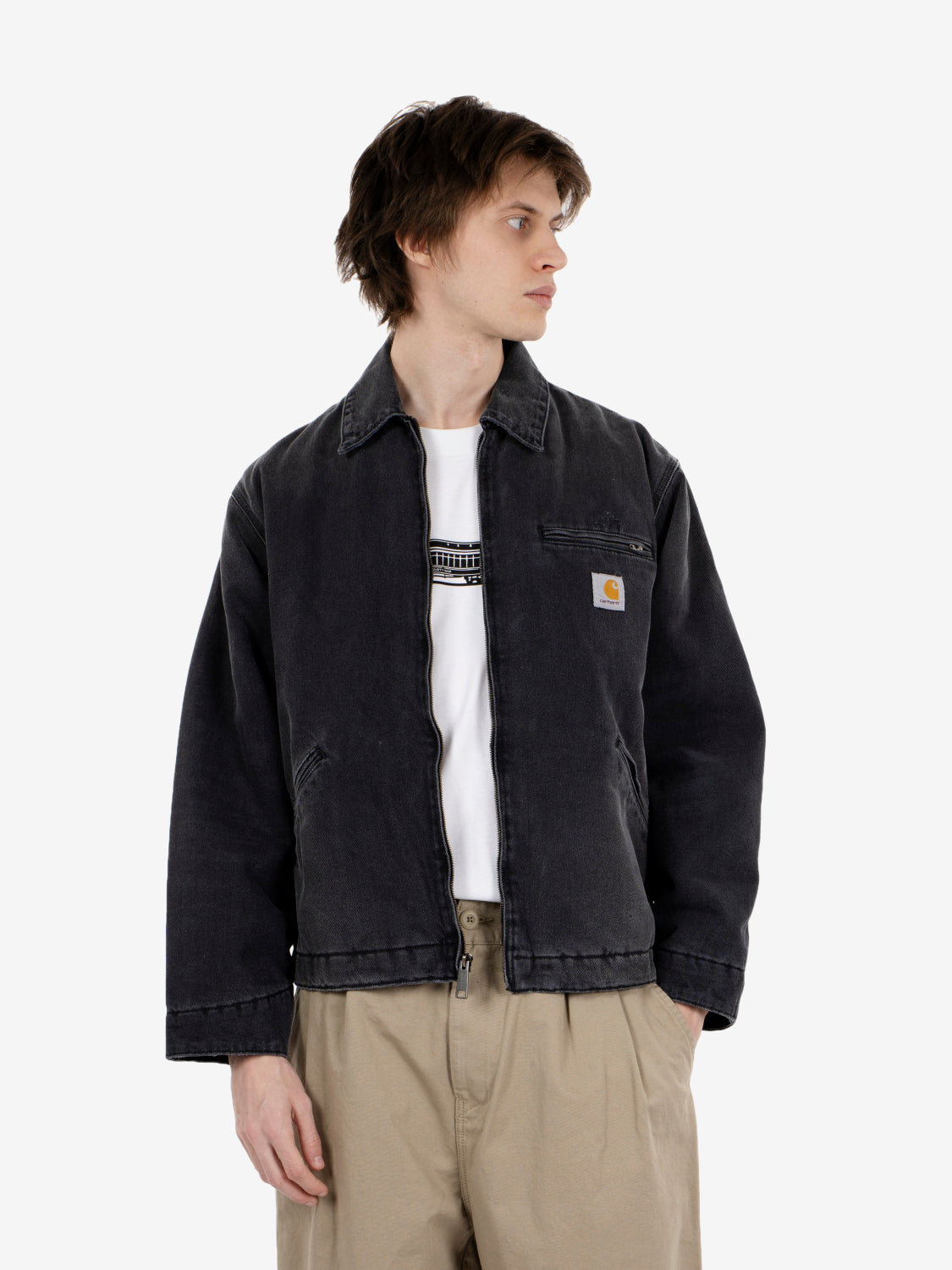Carhartt WIP - OG Detroit jacket black grind washed | STIMM