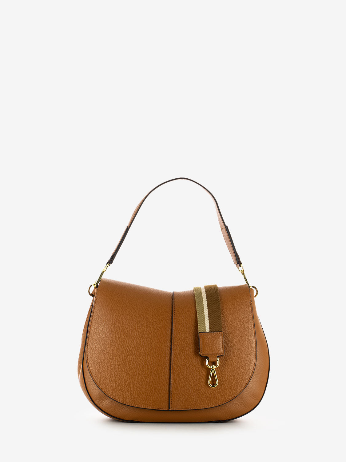 GIANNI CHIARINI - Borsa Helena large in pelle caramello | STIMM