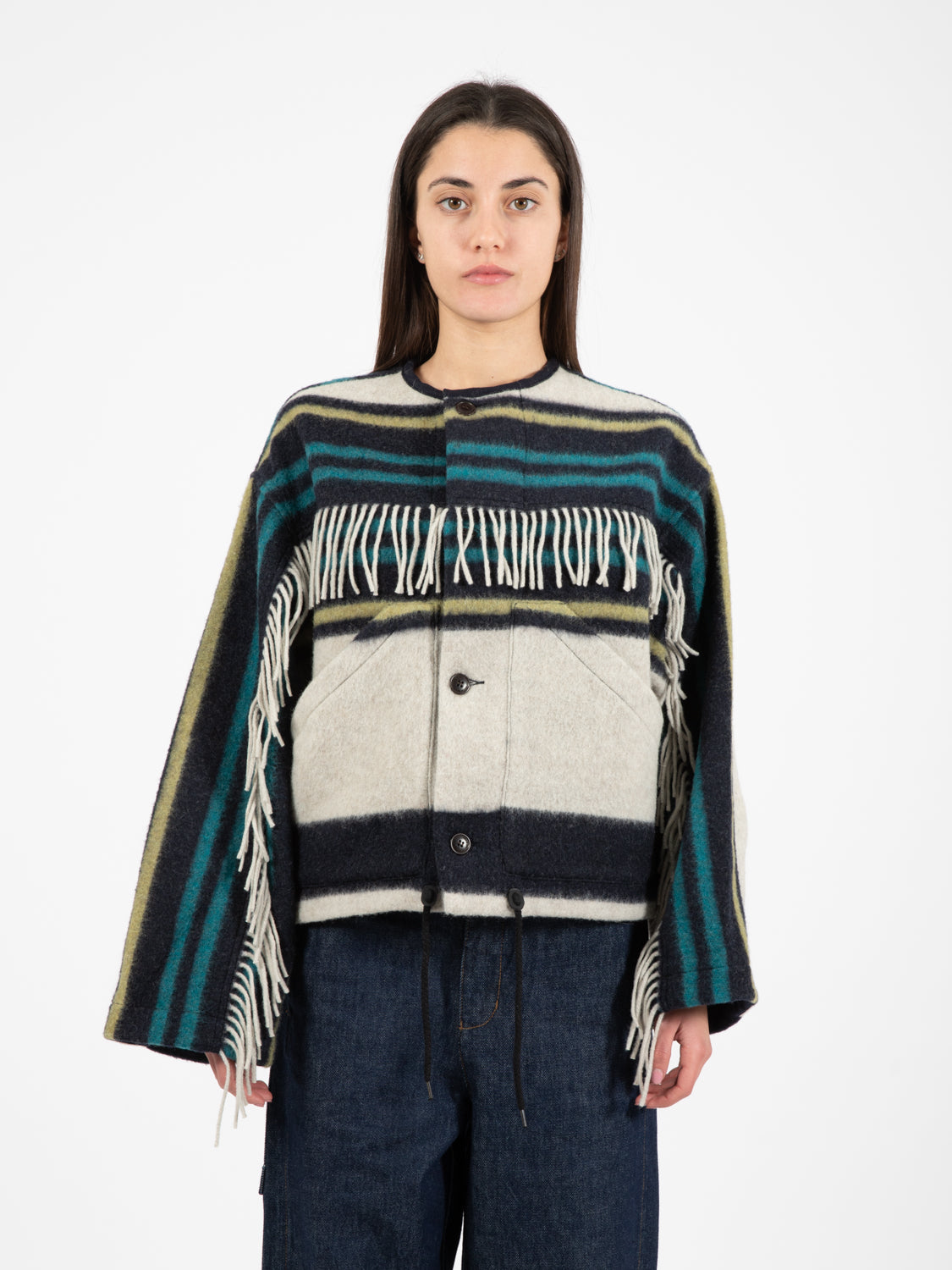 GIRLS OF DUST - Nuclear jacket blanket wool multi | STIMM