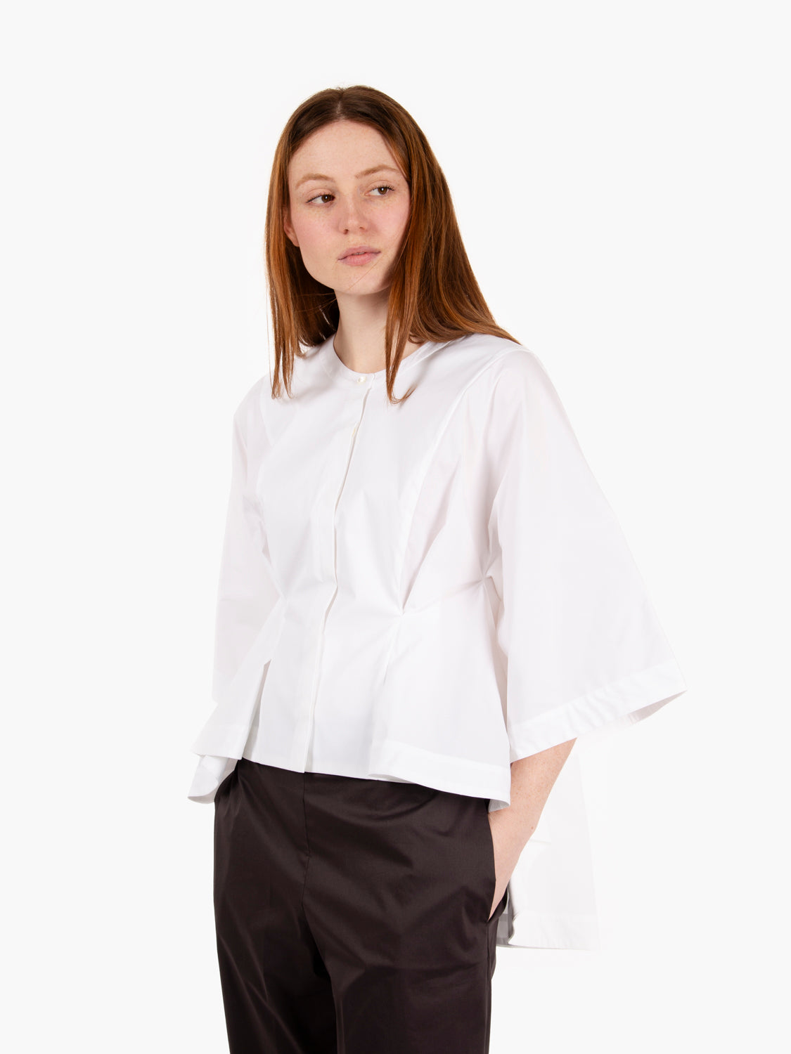 Liviana Conti - Camicia koreana bianca | STIMM